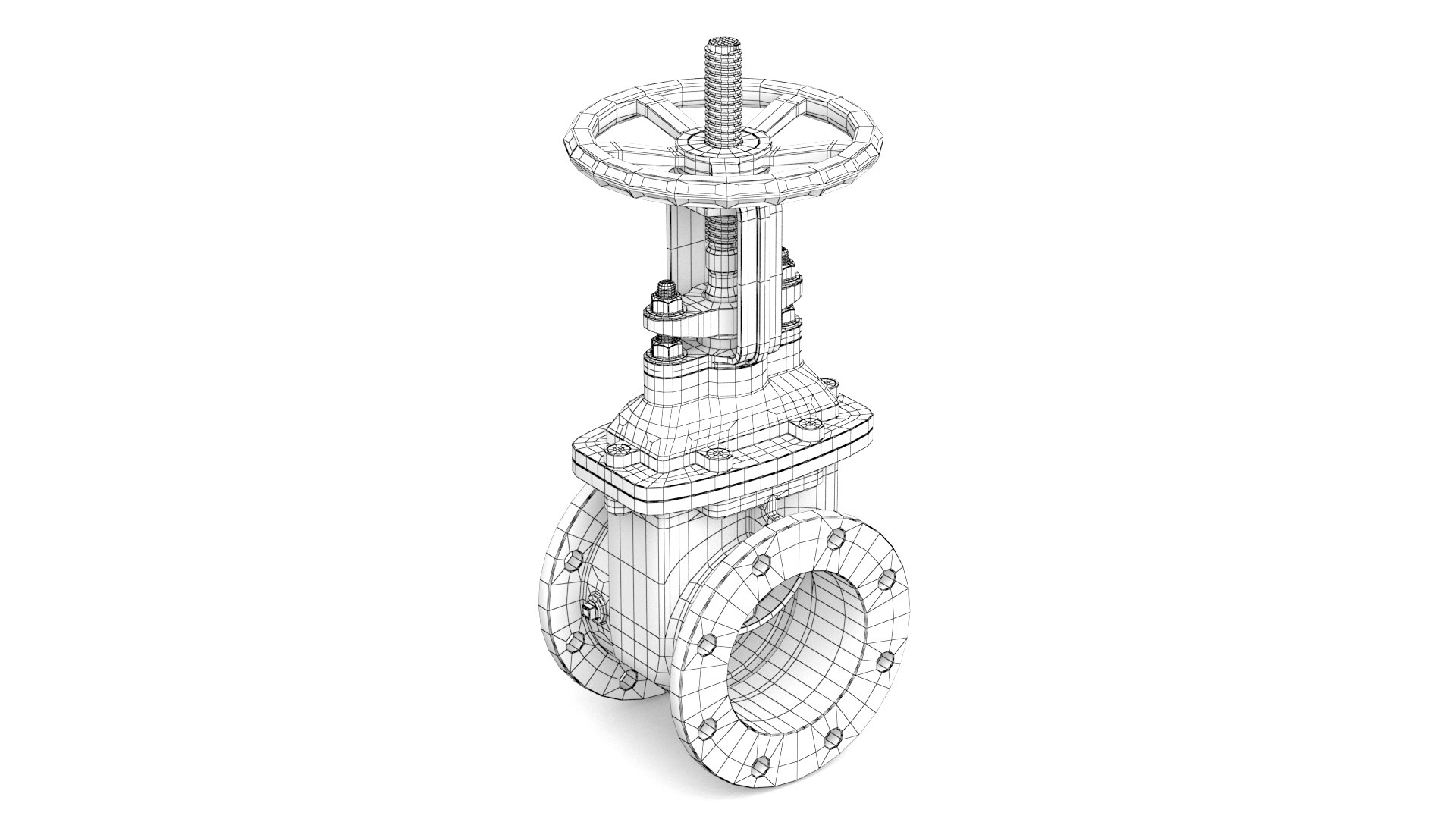 3D Gate Valve Model - TurboSquid 2372056