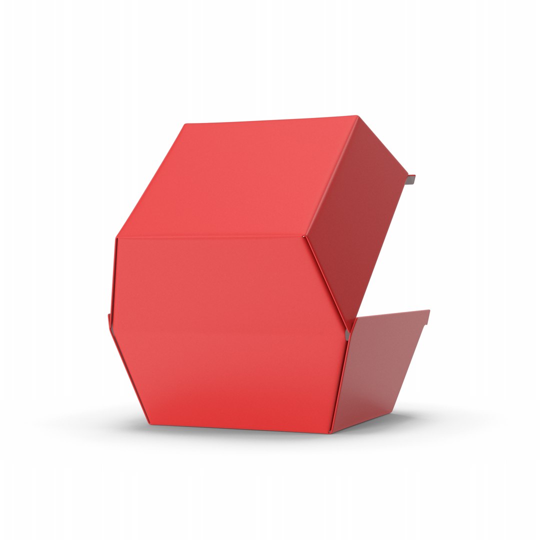 3D Red Burger Box - TurboSquid 2050717