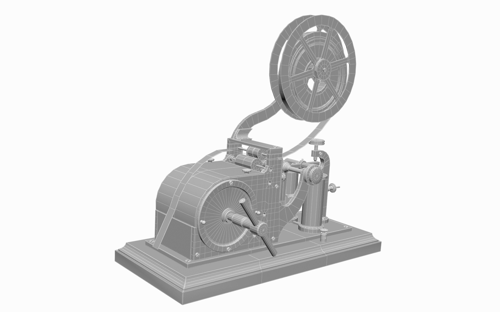 3d model old morse telegraph