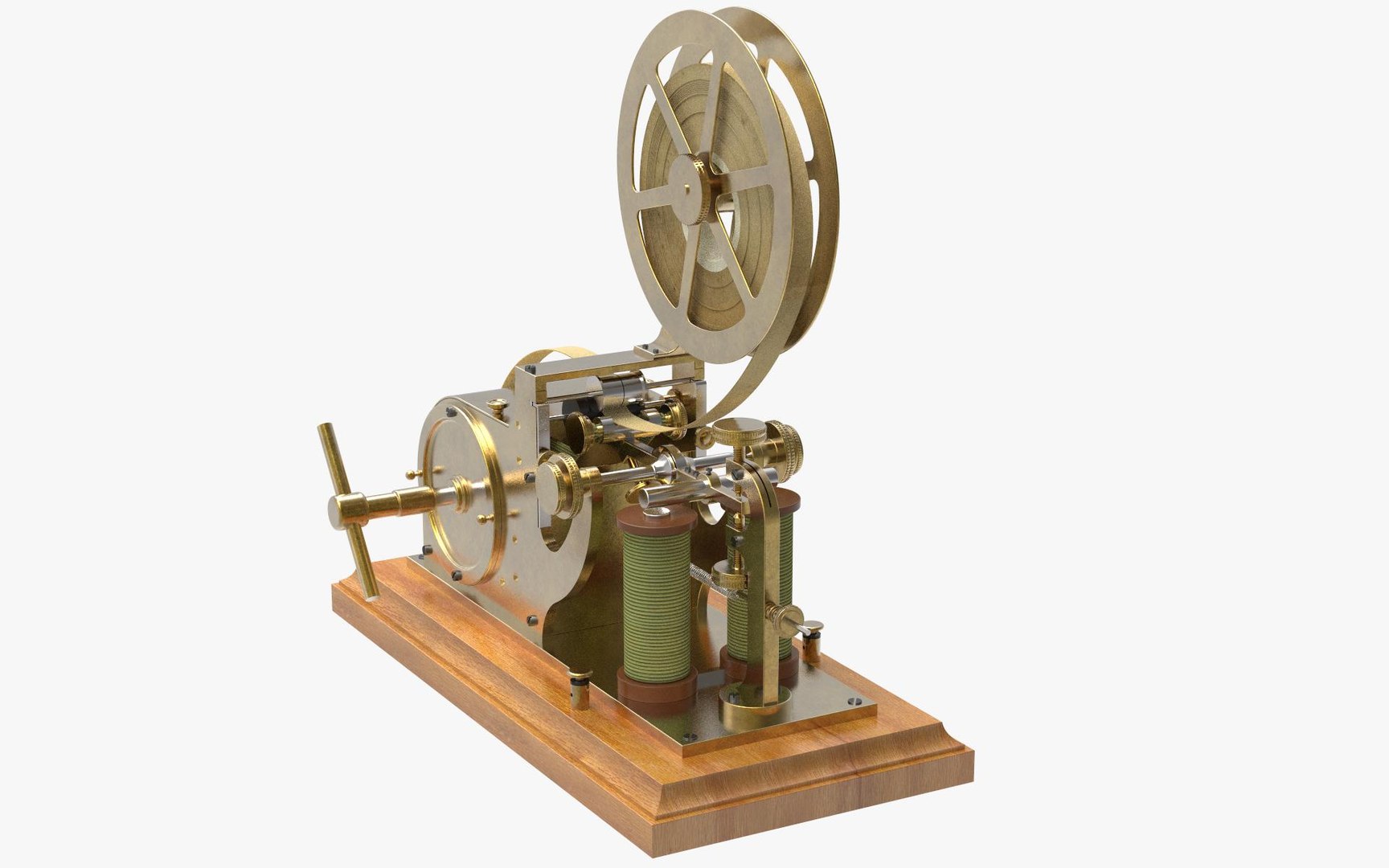 3d model old morse telegraph