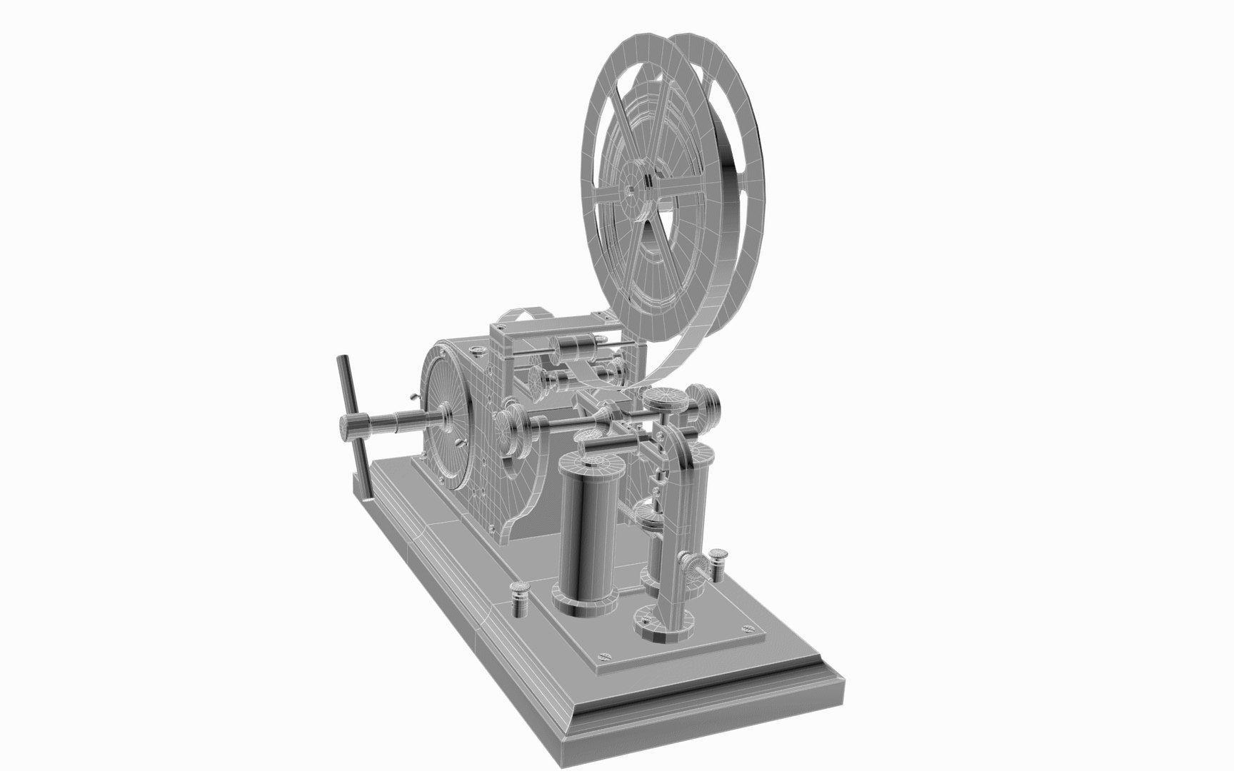 3d model old morse telegraph