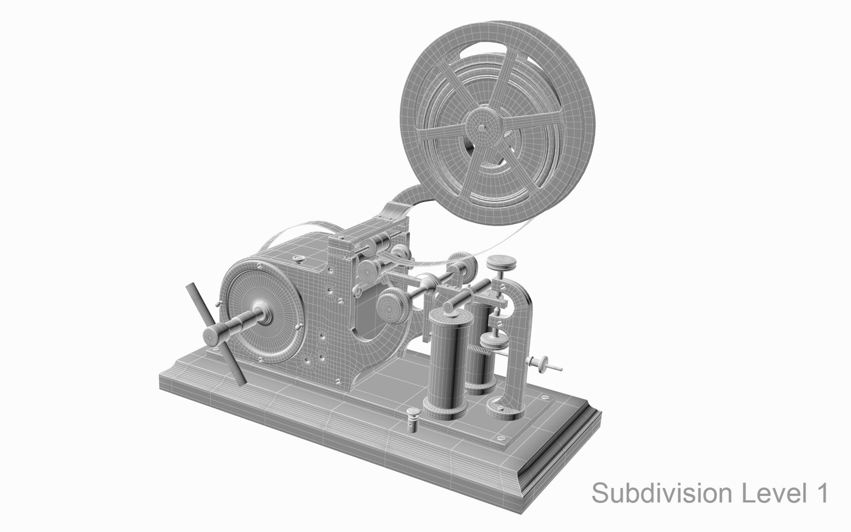 3d model old morse telegraph