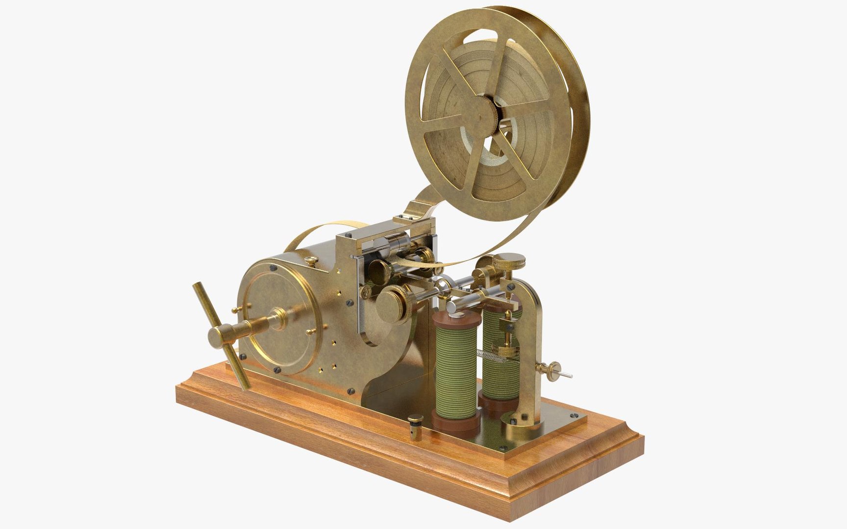 3d model old morse telegraph