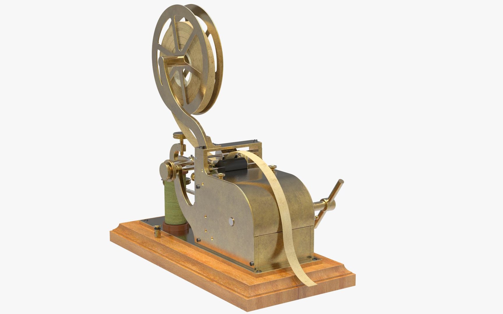 3d model old morse telegraph