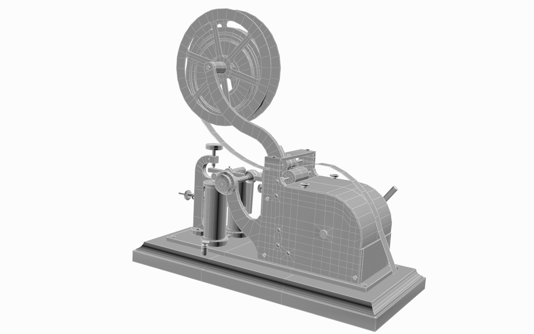 3d model old morse telegraph