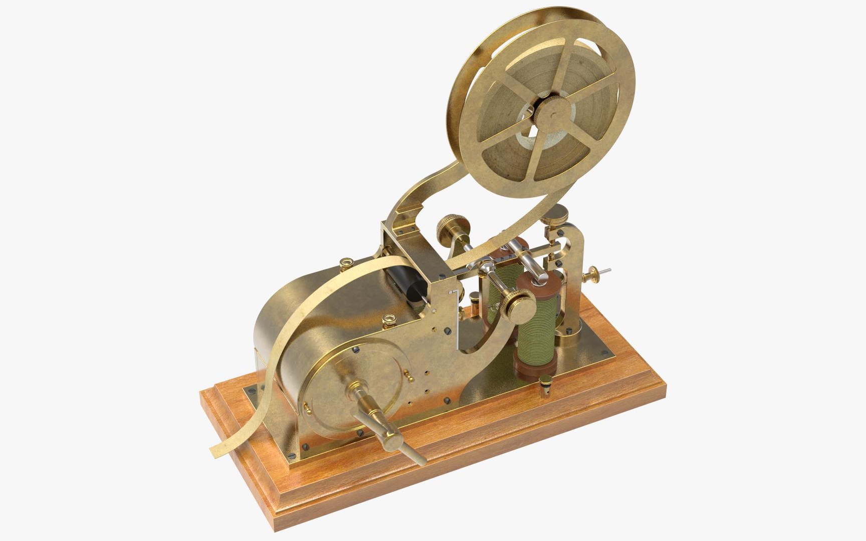 3d model old morse telegraph