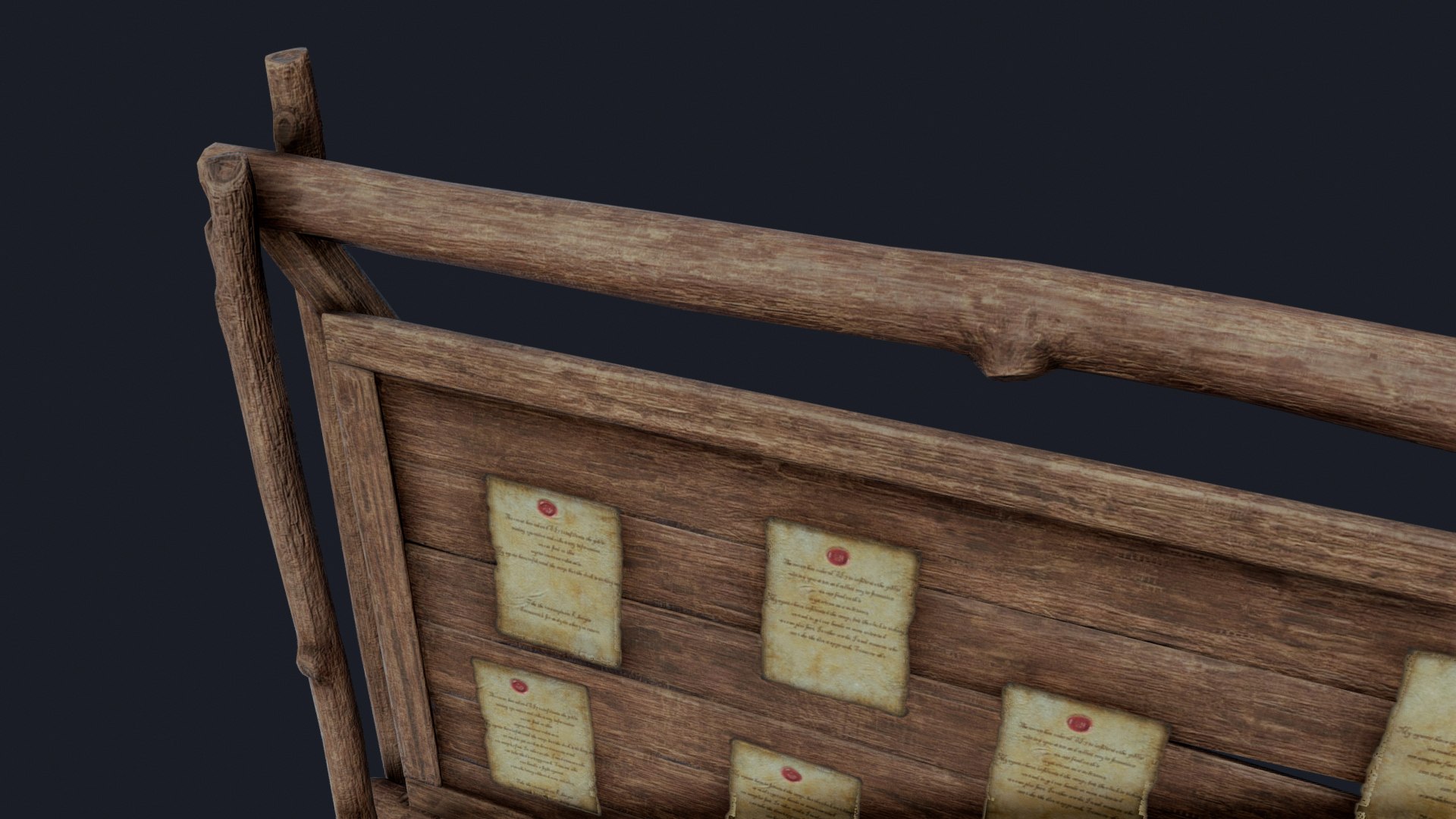Quest Board 3D - TurboSquid 1431784