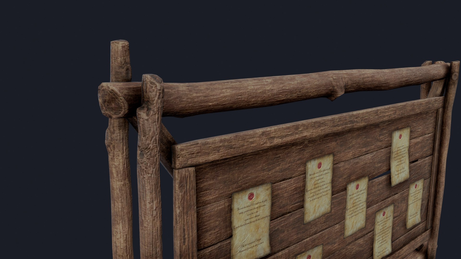 Quest Board 3D - TurboSquid 1431784
