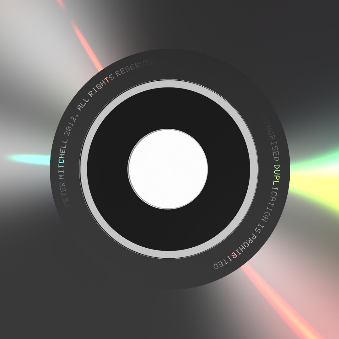 Dvd Cd Disc 3d Max