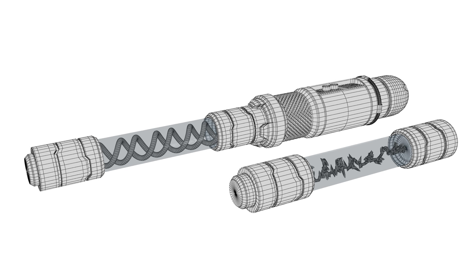 Sci-fi Energy Container 3D - TurboSquid 1611178