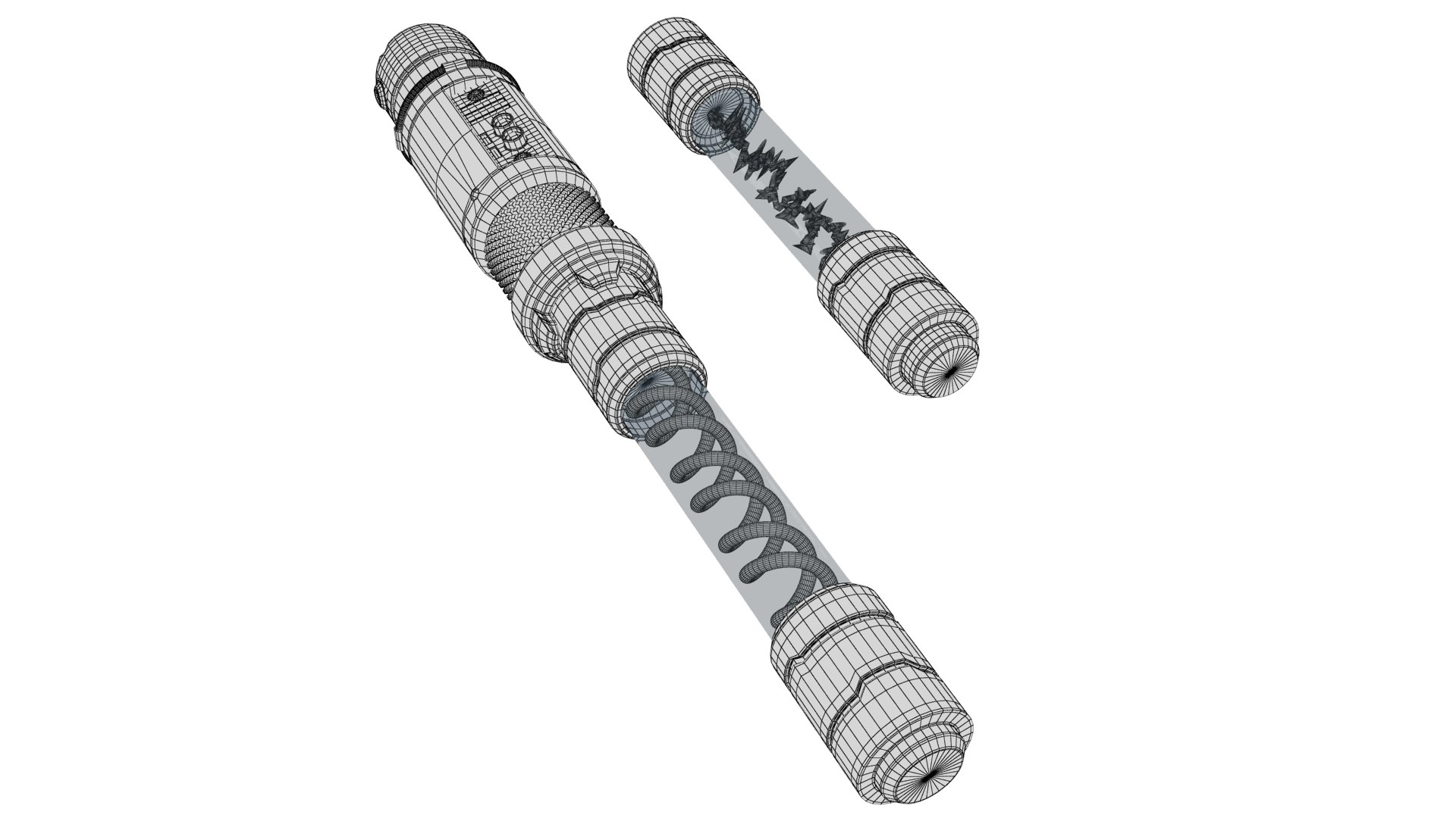 Sci-fi energy container 3D - TurboSquid 1611178