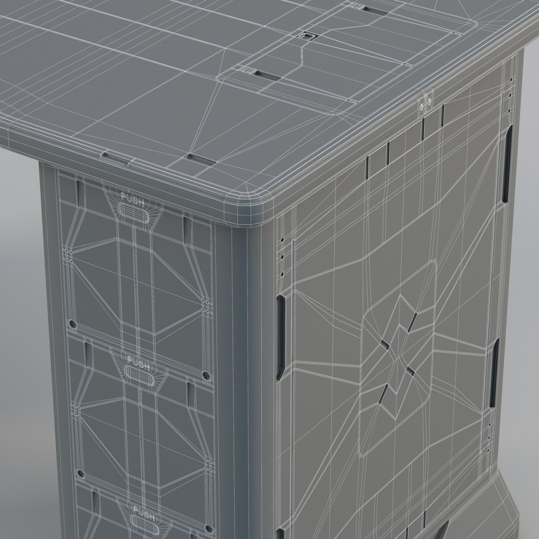 3D Model Sci-fi Table V1 - TurboSquid 1349790