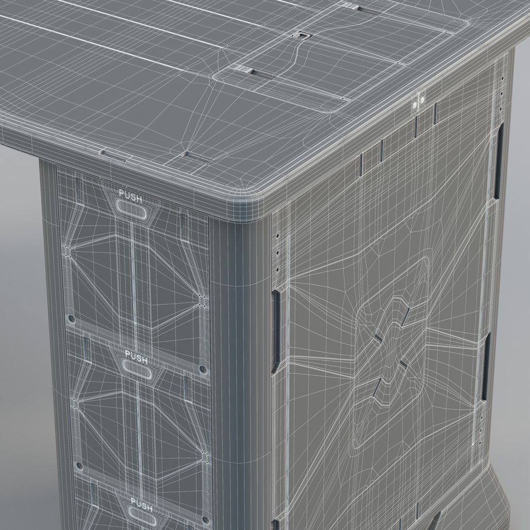 3D Model Sci-fi Table V1 - TurboSquid 1349790