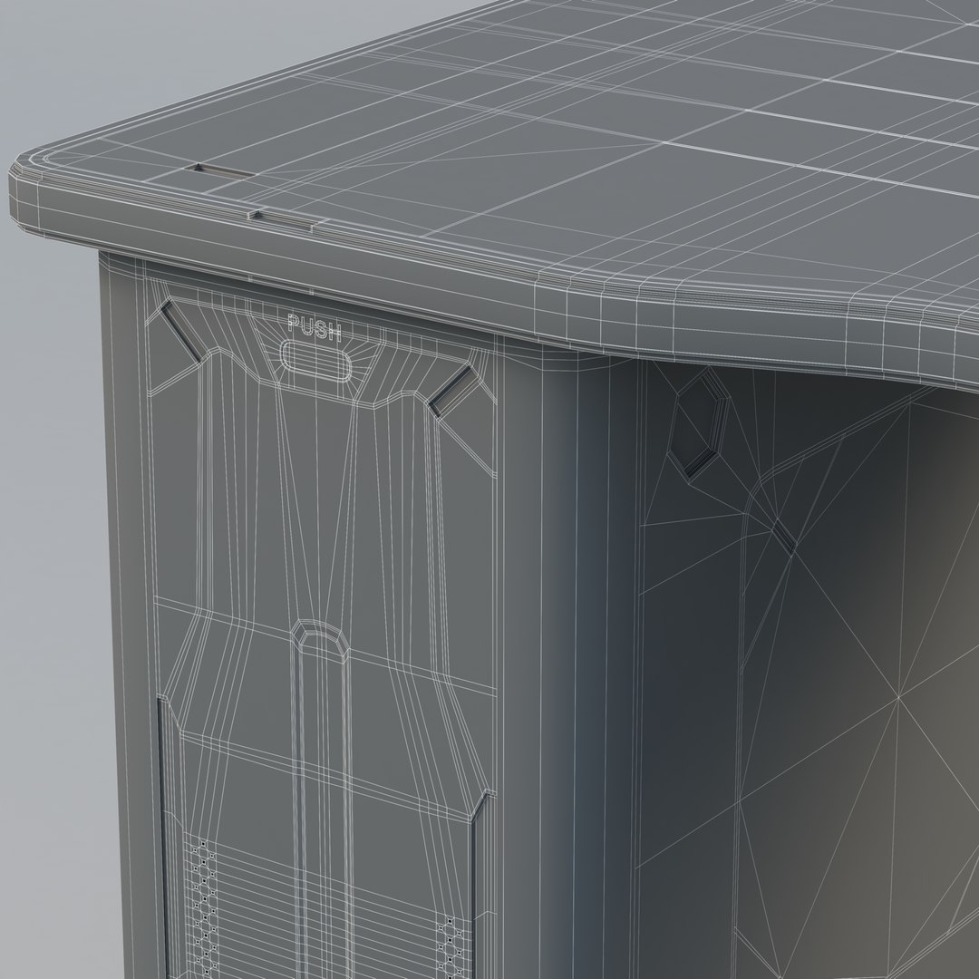 3D Model Sci-fi Table V1 - TurboSquid 1349790
