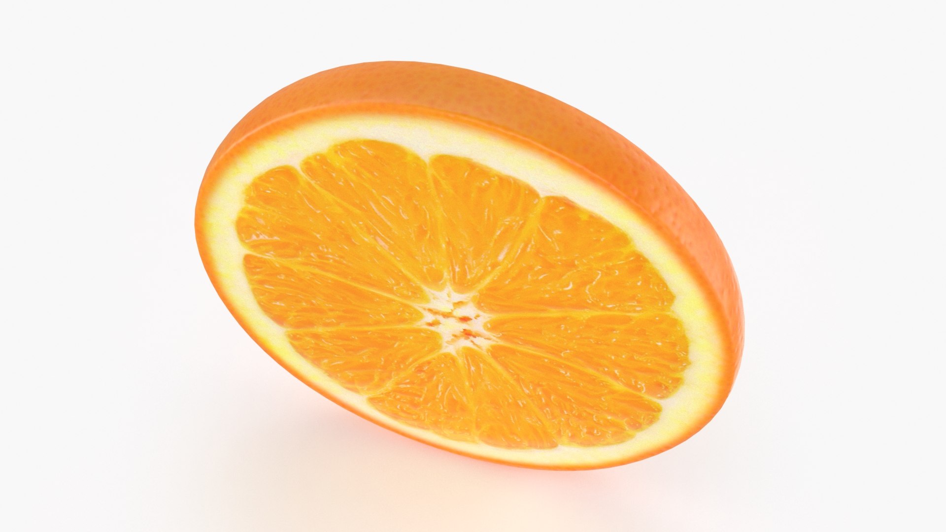 3D Round Orange Slice Model - TurboSquid 1993072