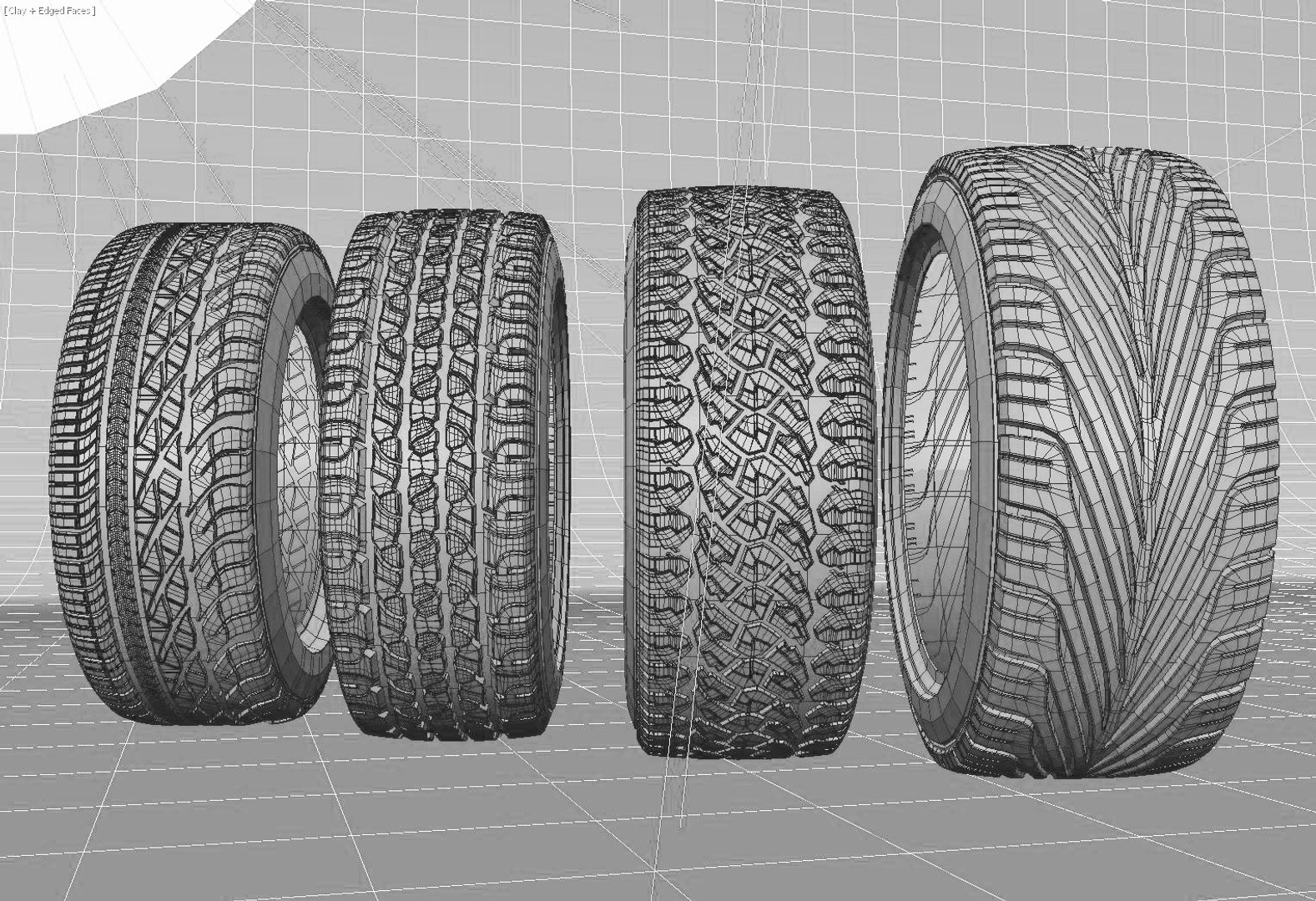 3D Car Tire - TurboSquid 1384039