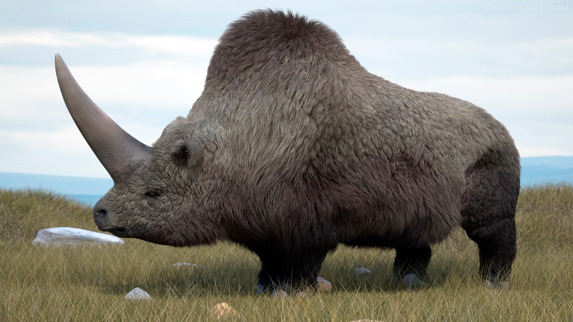 Siberian Unicorn Walking Pose Fur 3D Model - TurboSquid 1974444