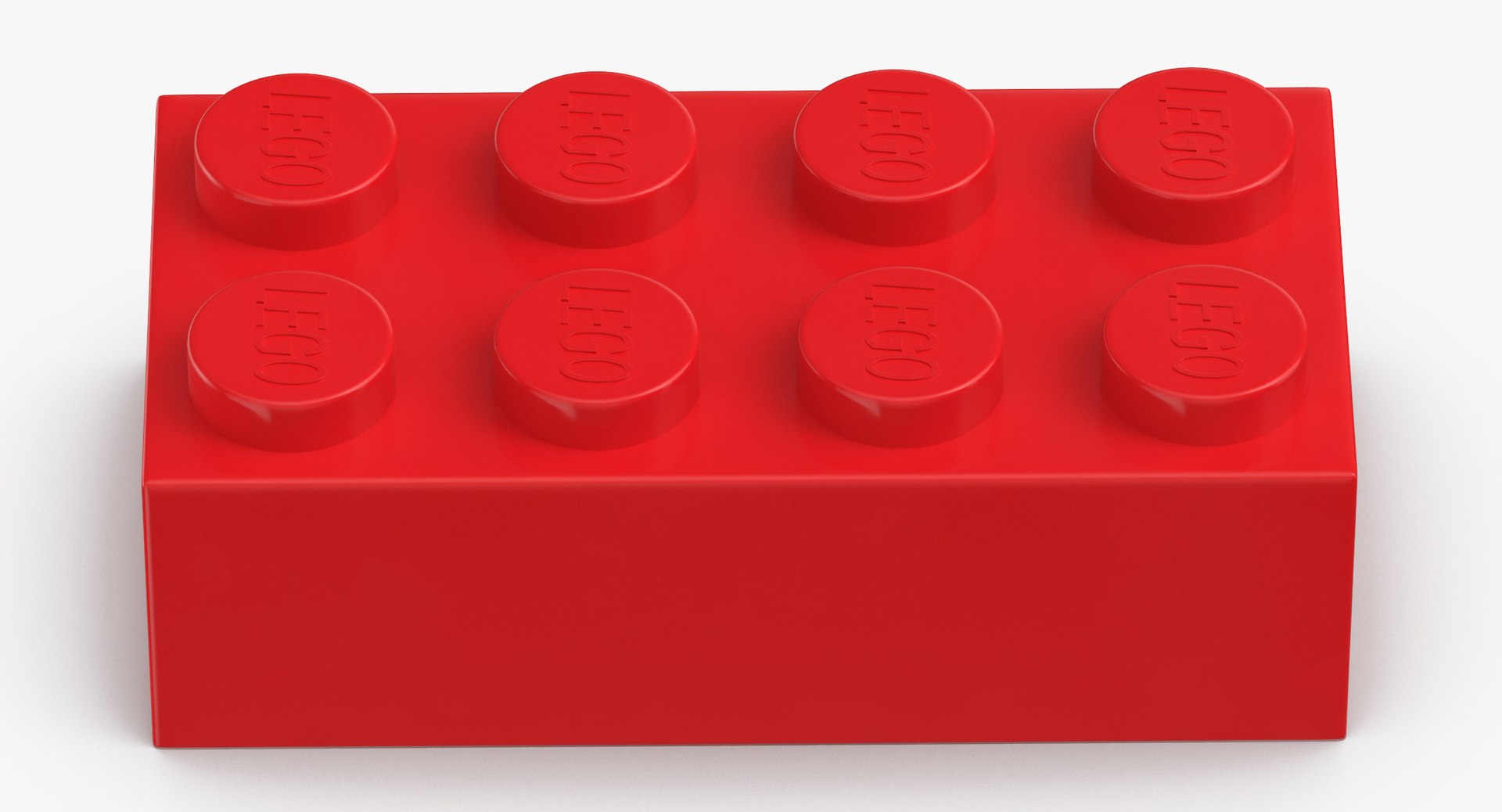 Lego Brick 2x4 Bright 3D - TurboSquid 1409501
