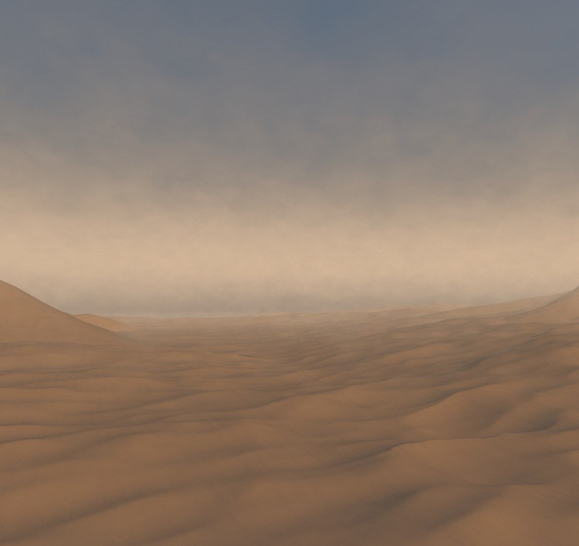 3D desert sand landscape terrain model - TurboSquid 1408992