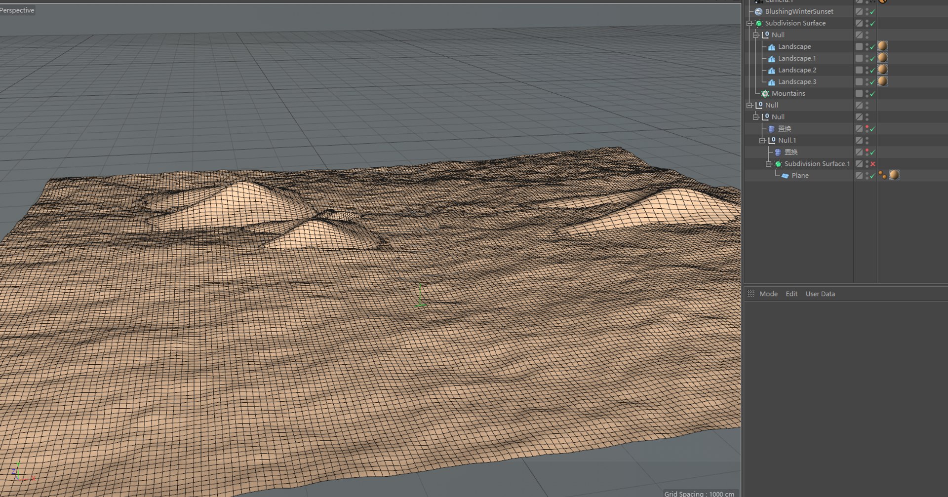 3D desert sand landscape terrain model - TurboSquid 1408992