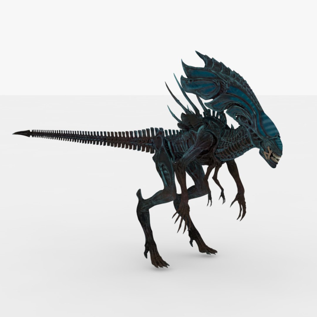 3D Alien Queen Rigged And 21 Animations Model - TurboSquid 2376061