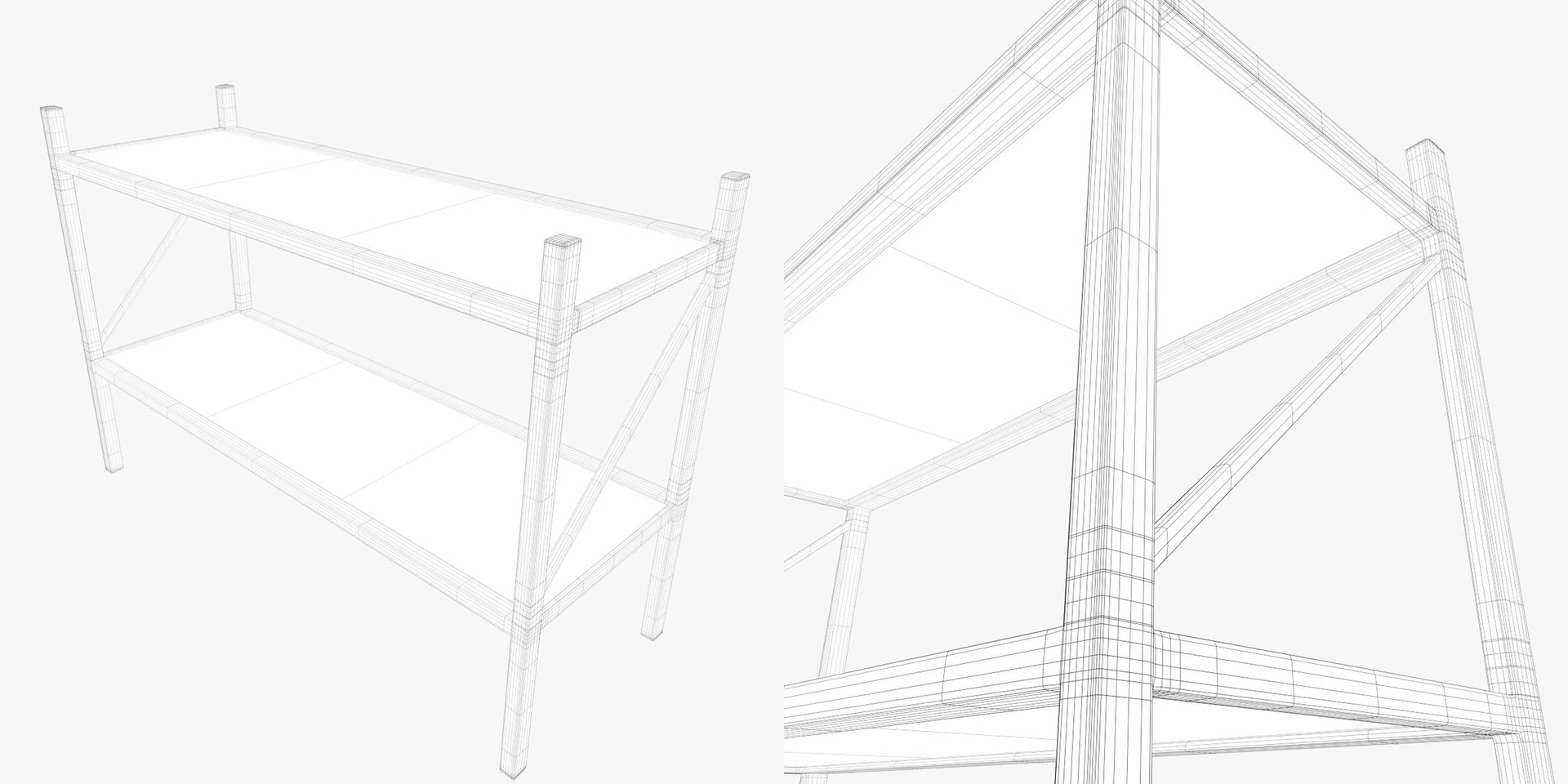 3D Small Storage Rack - TurboSquid 2047678