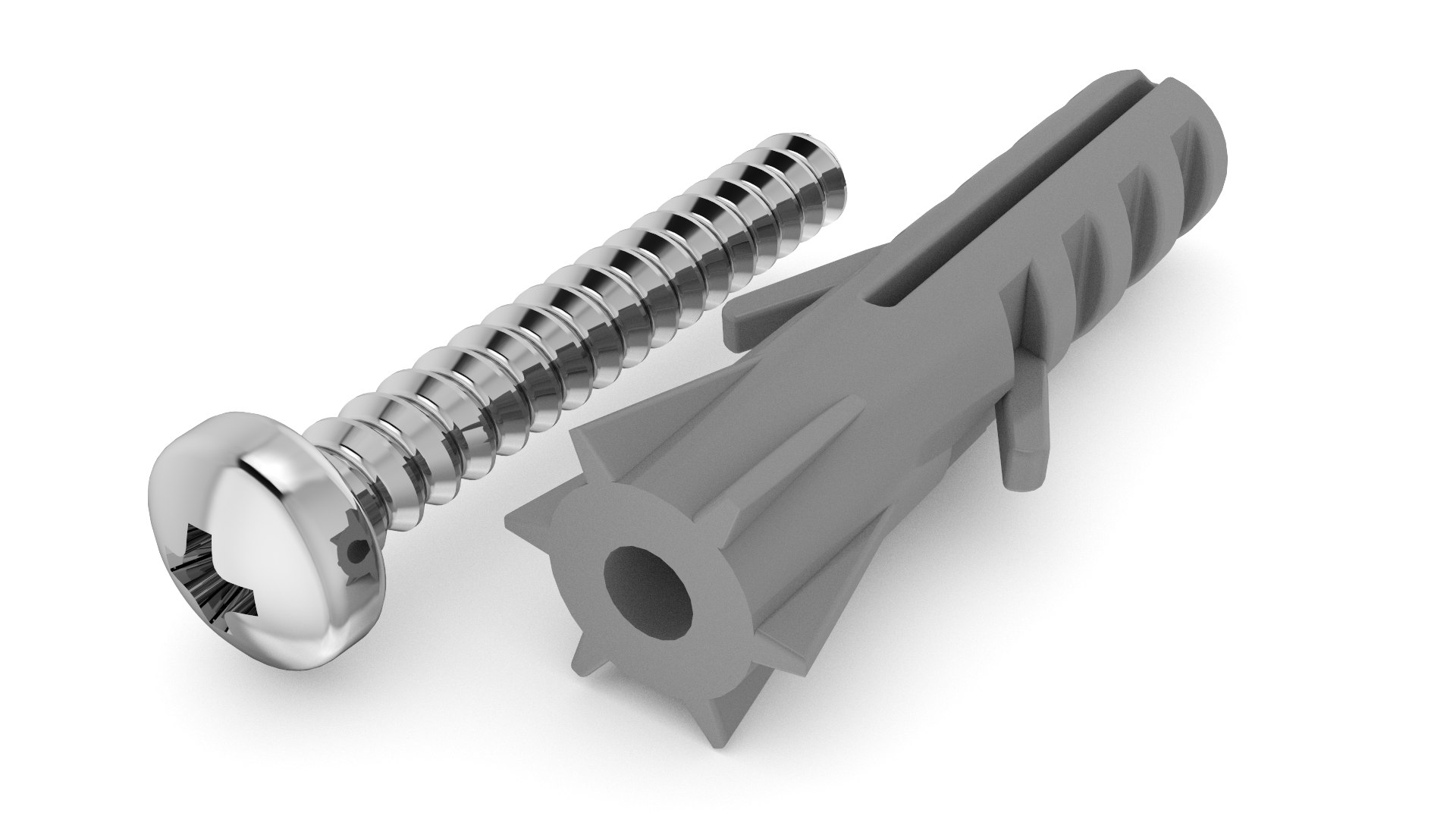 3D Wall Plug Philip Head Model - TurboSquid 1637974