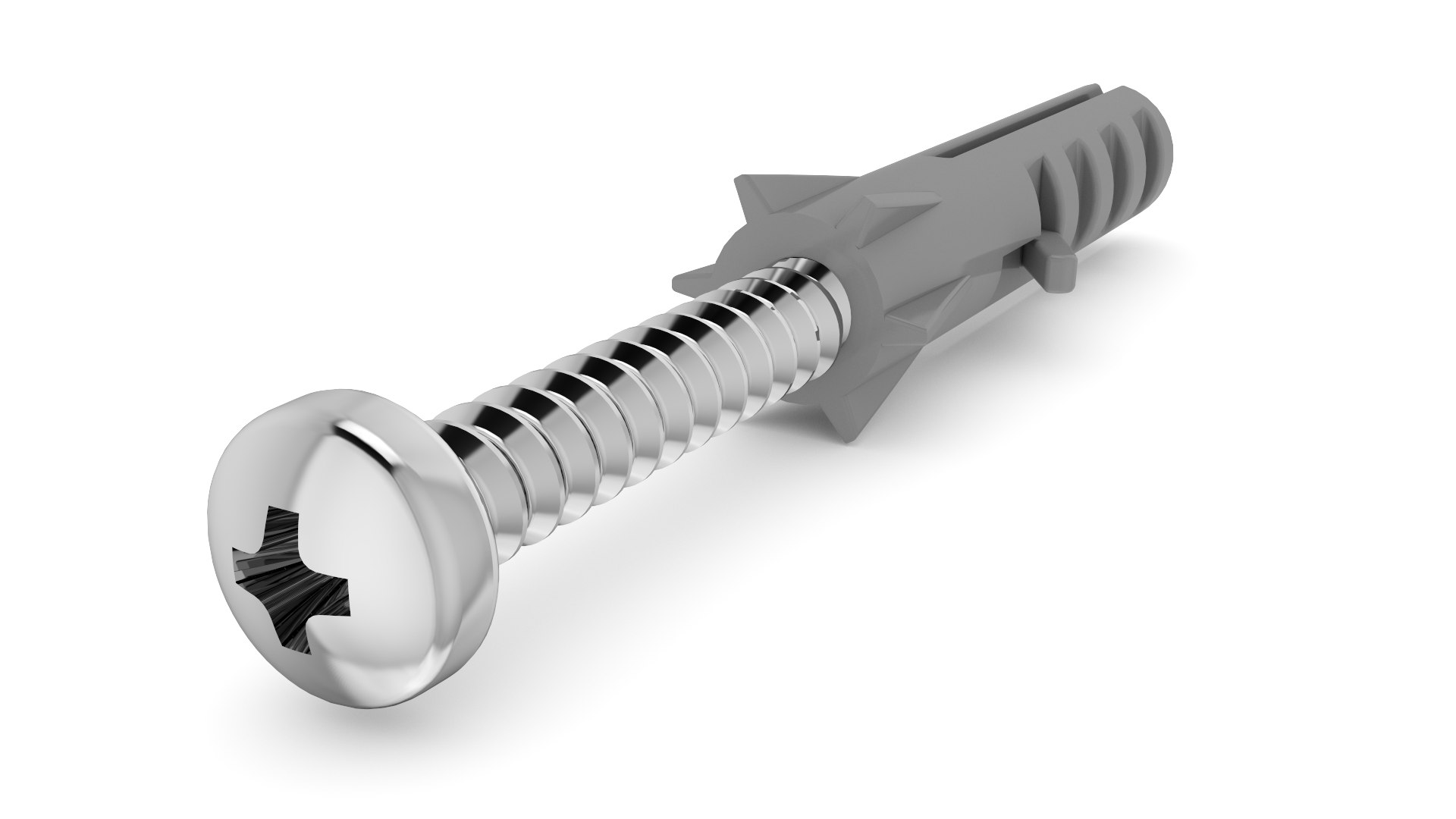 3D Wall Plug Philip Head Model - TurboSquid 1637974