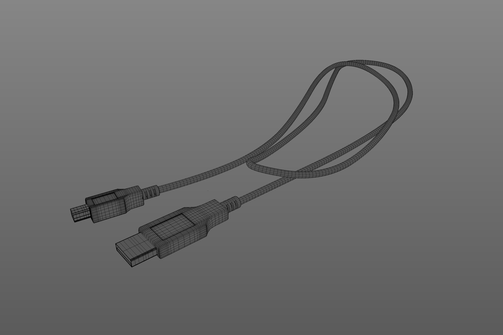 3D Cable USB Model - TurboSquid 2250371