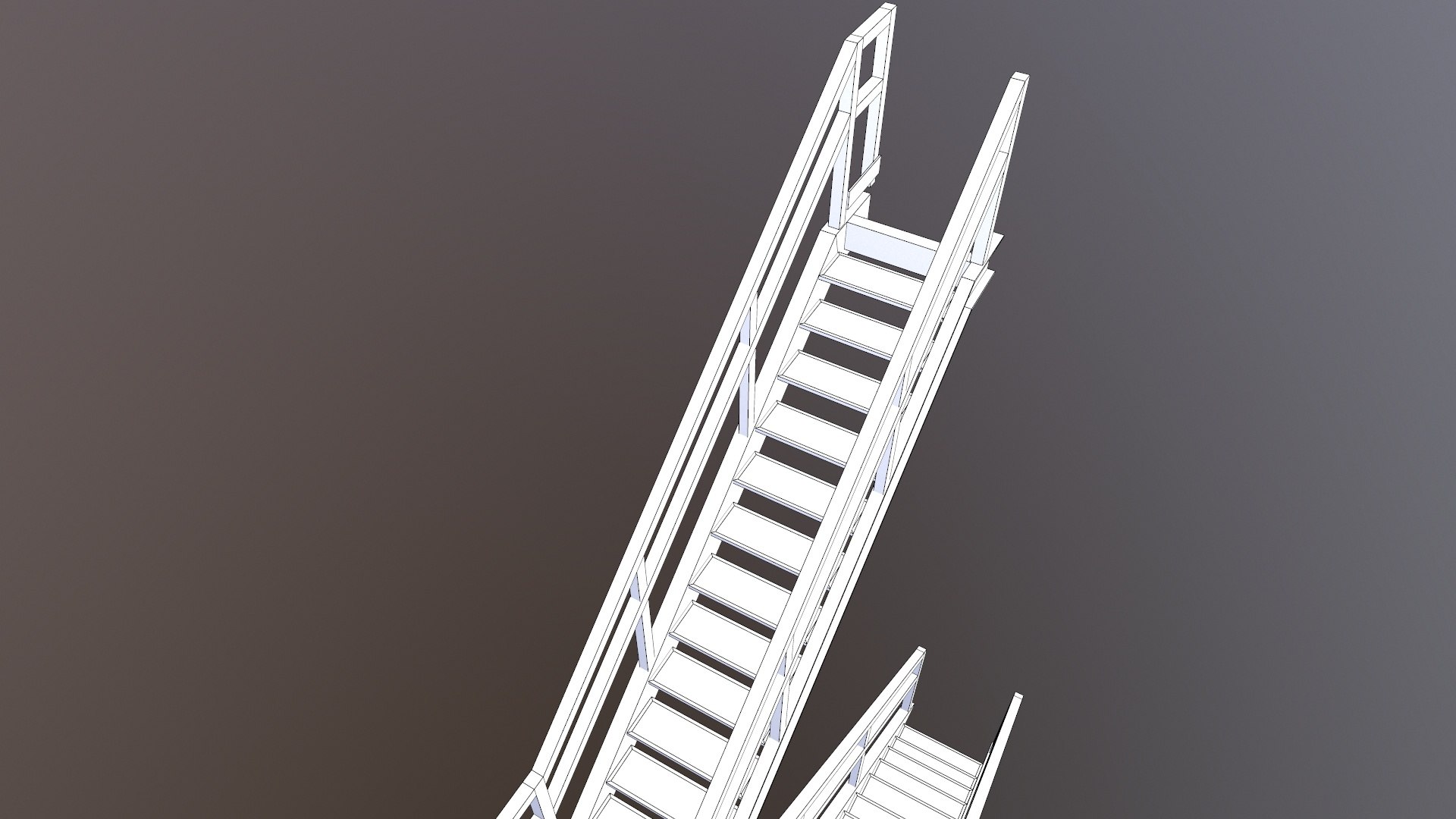 3D Industry Stair Model - TurboSquid 2290339