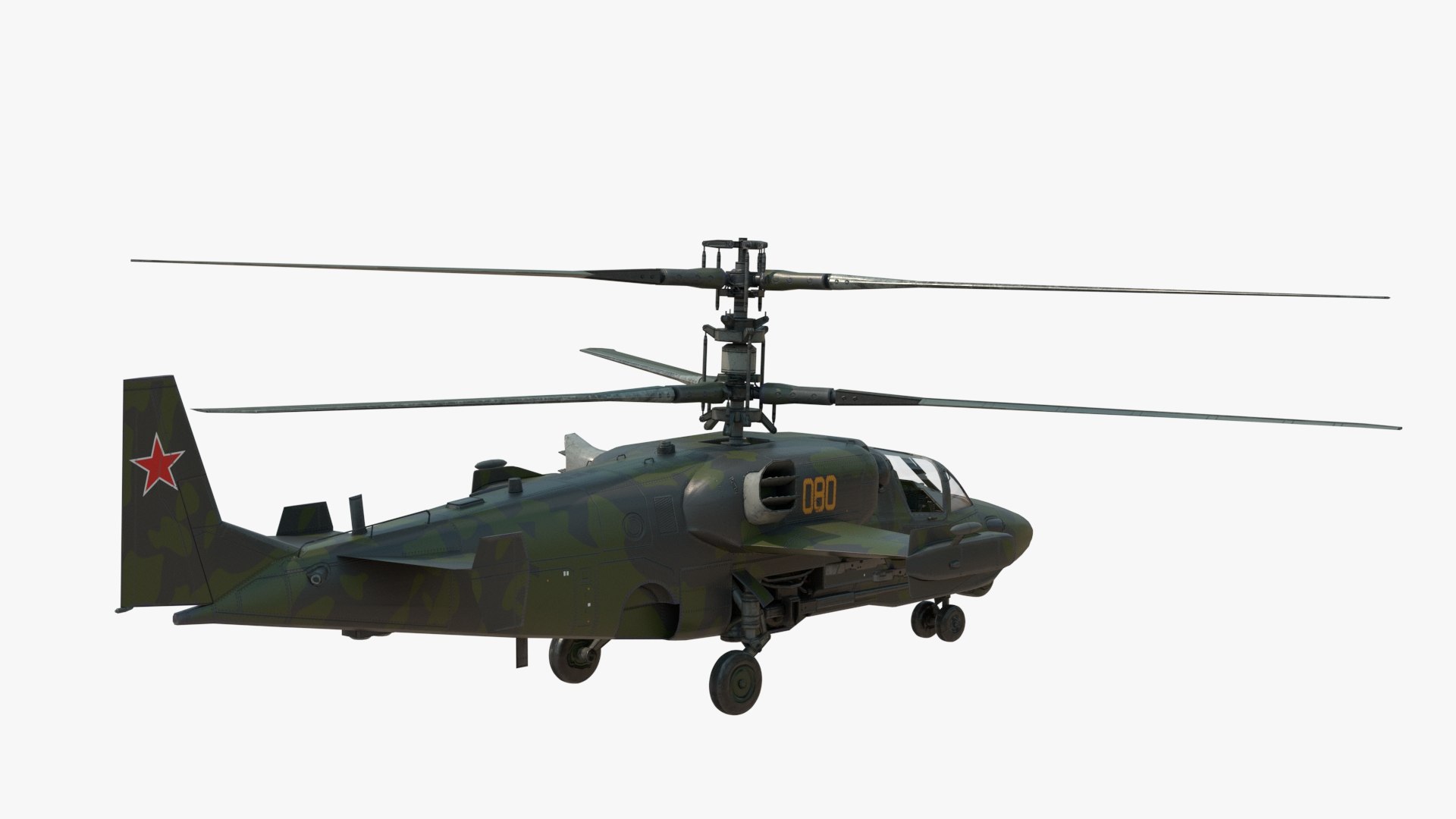 3D 4K Attack Helicopter KA52 Black Shark Hokum - TurboSquid 2033748