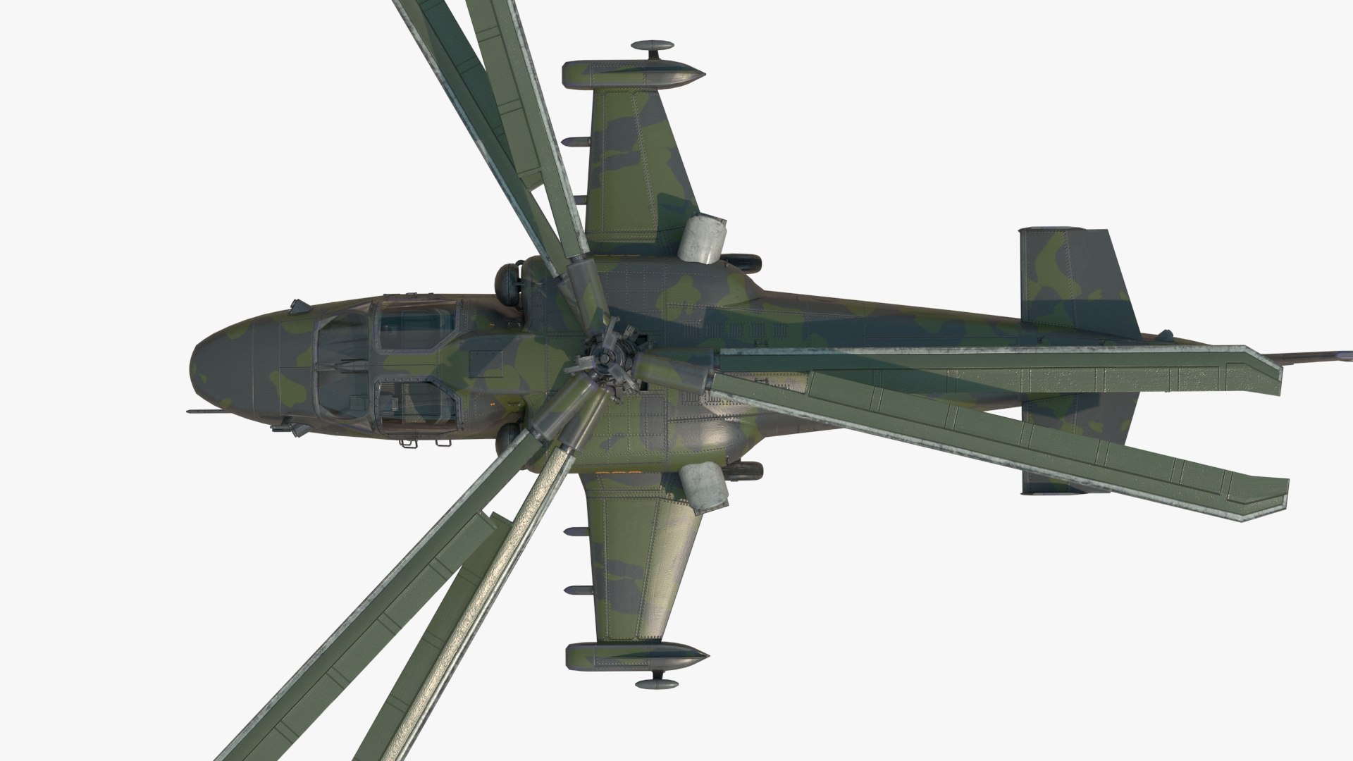 3D 4K Attack Helicopter KA52 Black Shark Hokum - TurboSquid 2033748