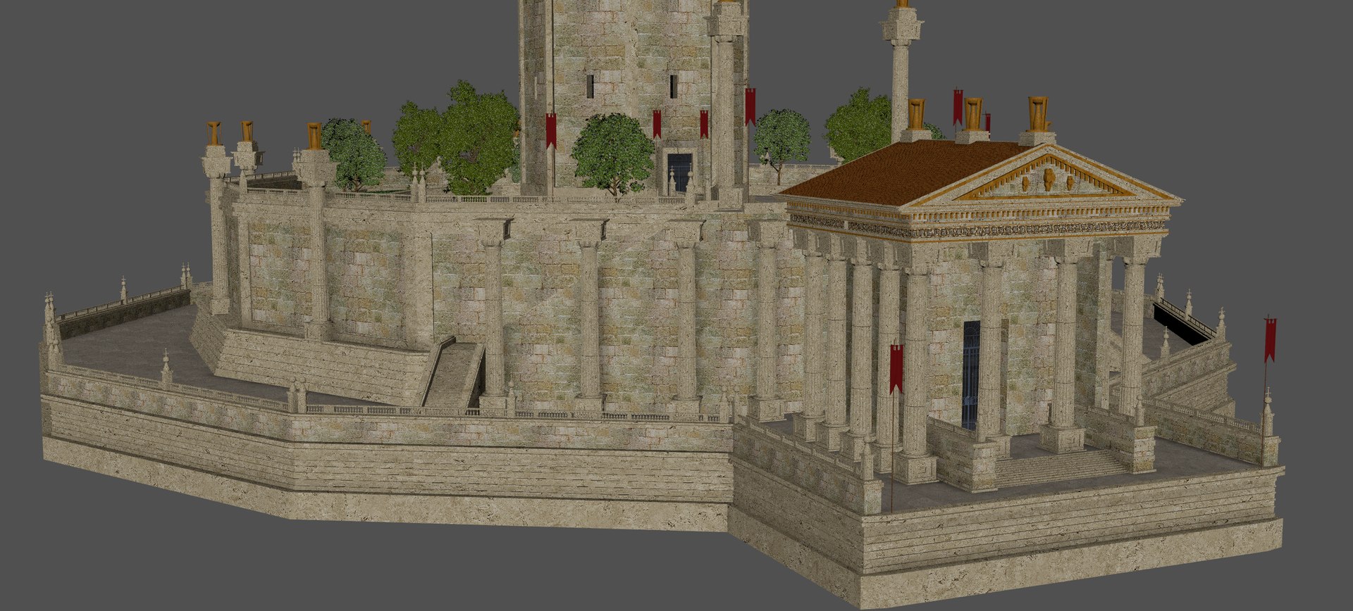 3D Caesarea Lighthouse - TurboSquid 2330513