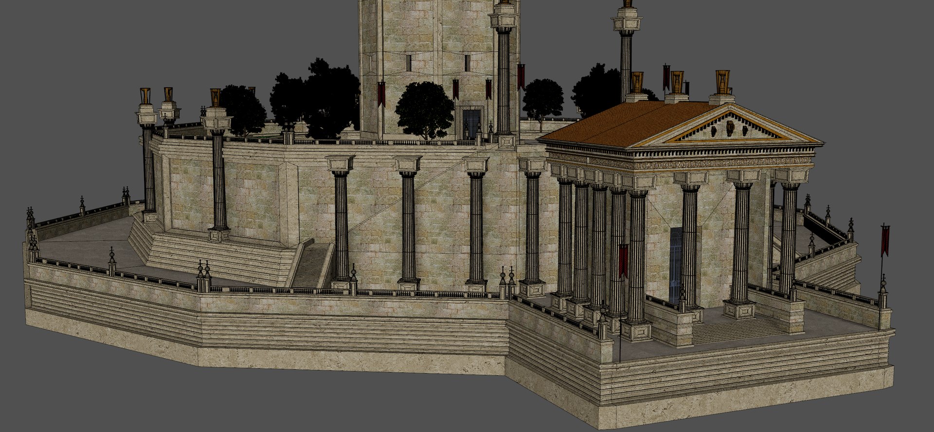 3D Caesarea Lighthouse - TurboSquid 2330513