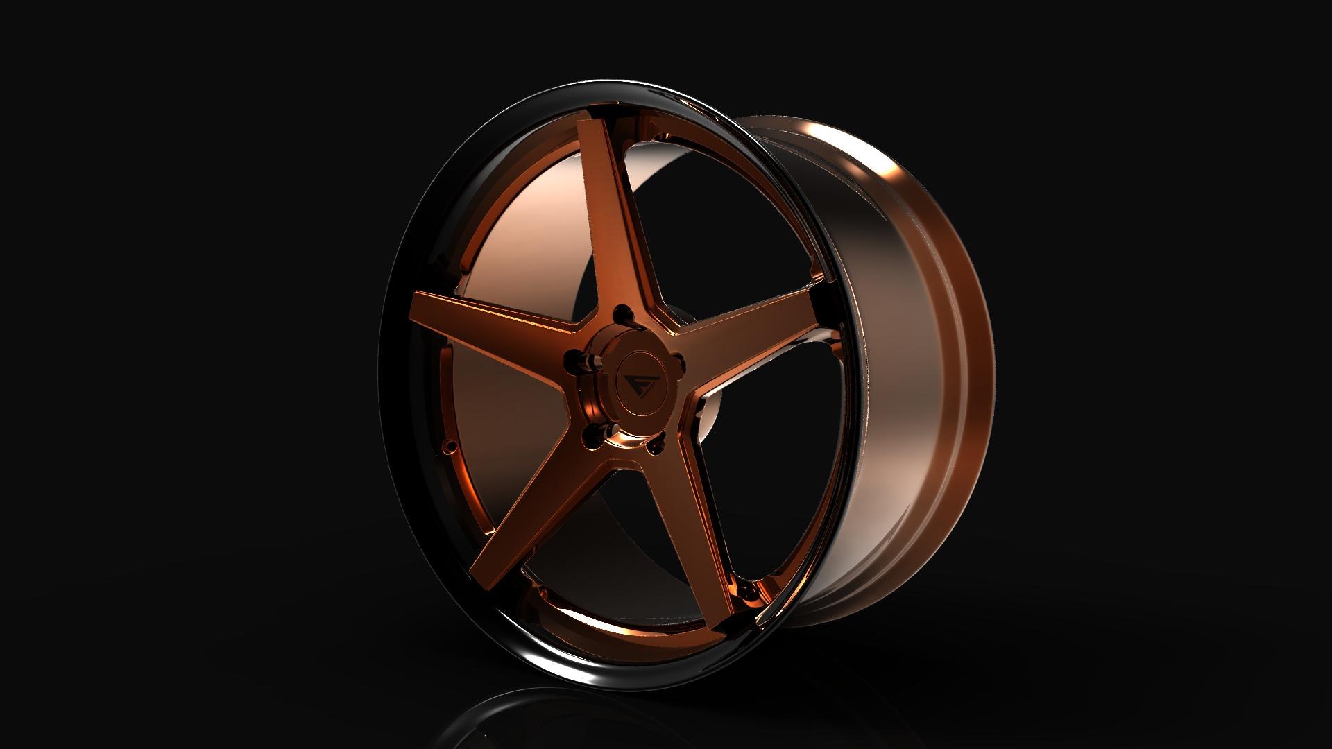 3d Model Ferrada Fr3 Wheel