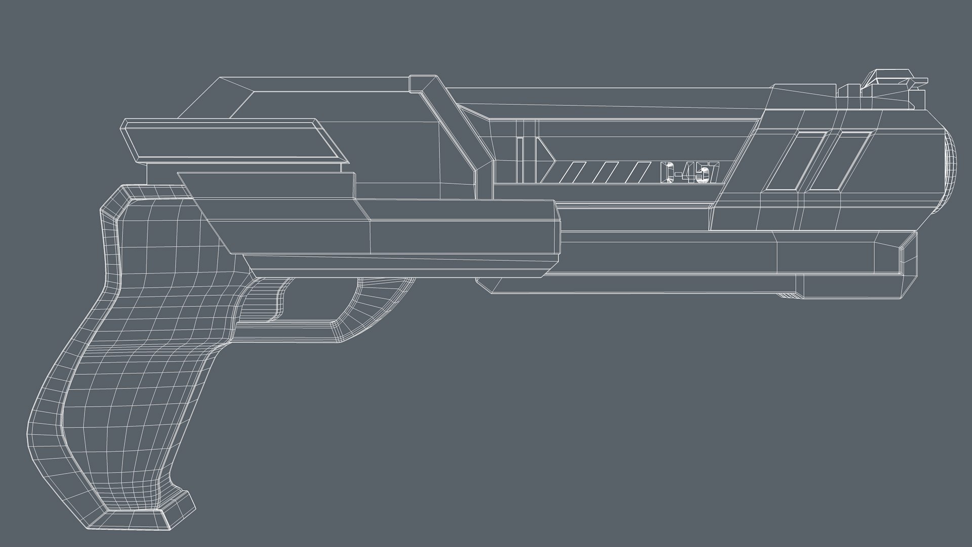 Sci Fi Gun 3D Model - TurboSquid 2326594