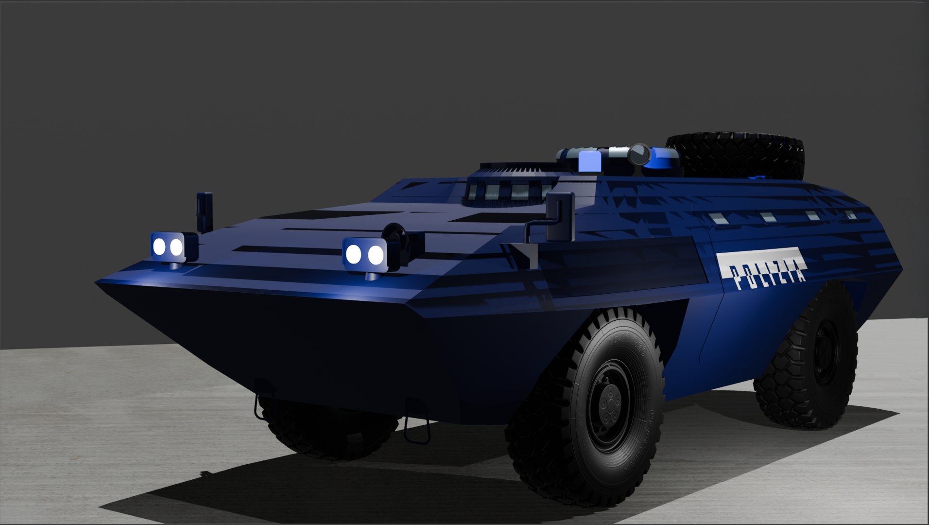 modèle 3D de Fiat 6614 - Police gratuit - TurboSquid 2430874