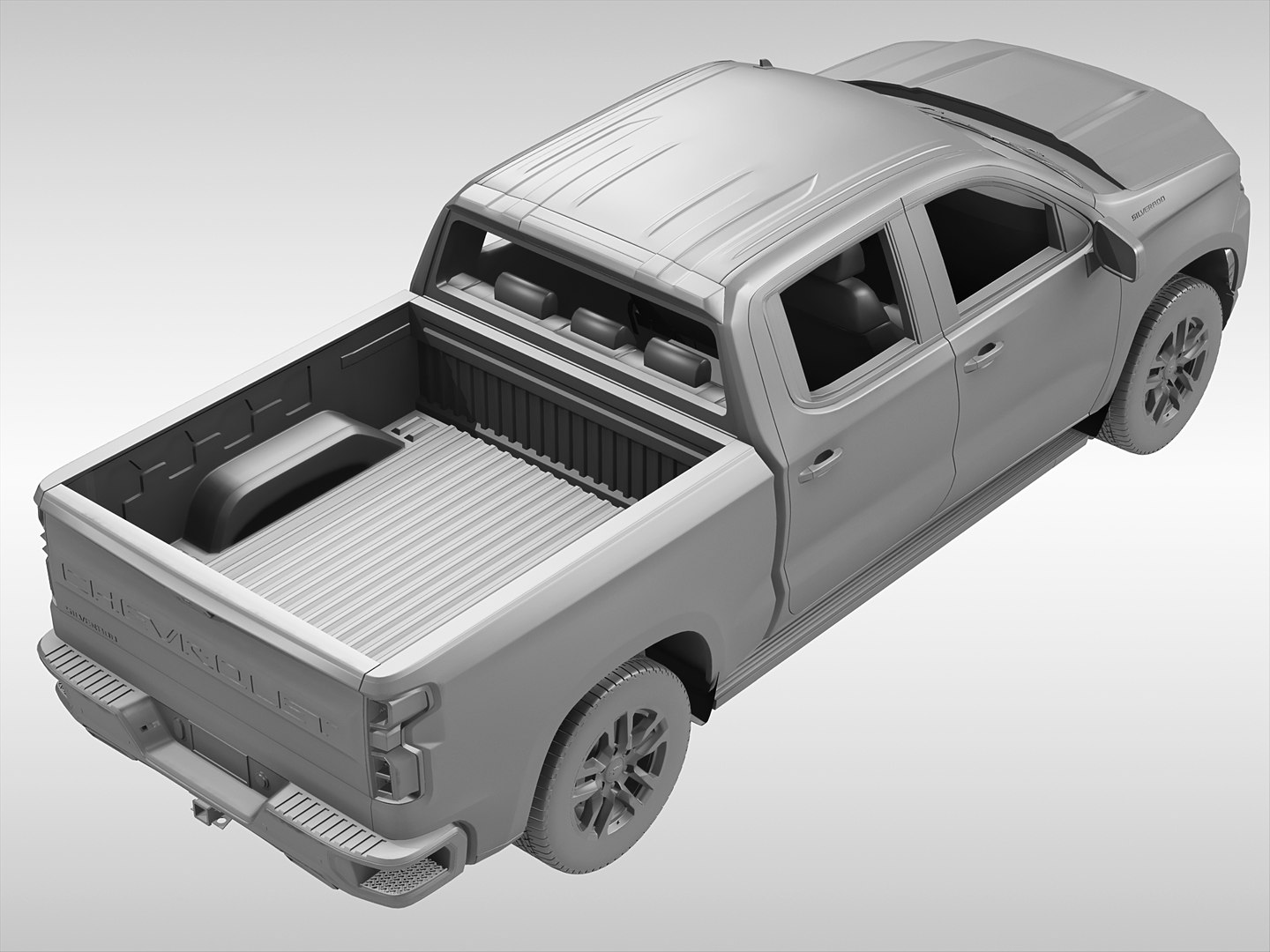 Chevrolet Silverado 2019 3D - TurboSquid 1280148