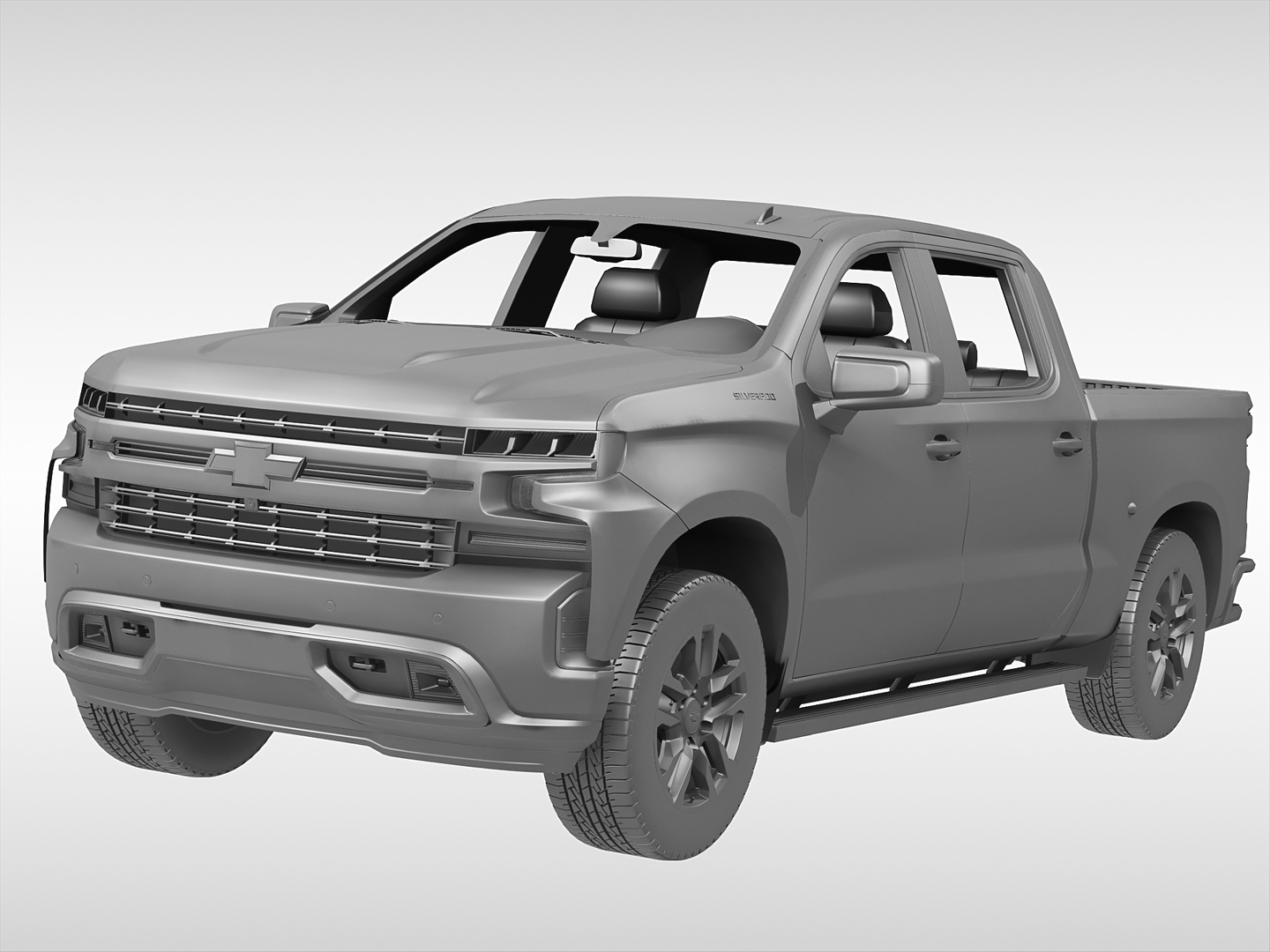 Chevrolet silverado 2019 3D - TurboSquid 1280148