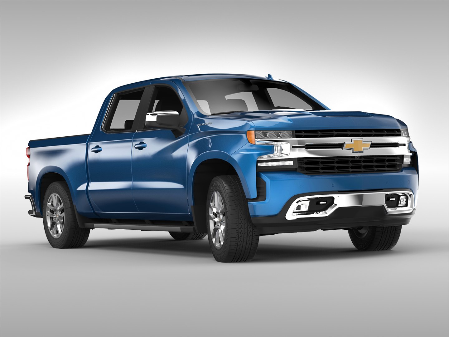 Chevrolet Silverado 2019 3D - TurboSquid 1280148