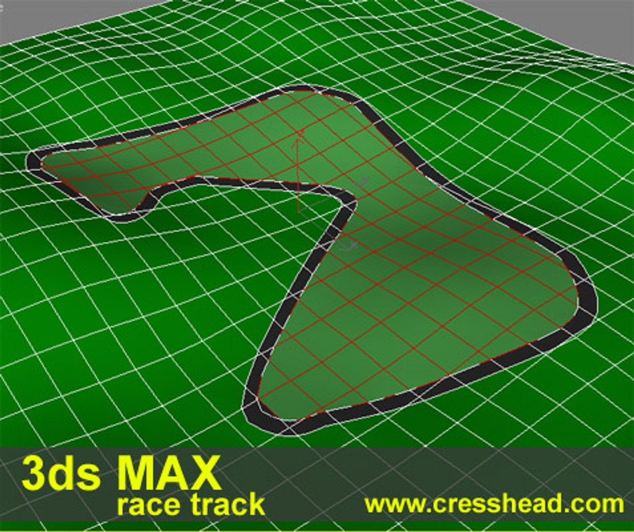Free Race Track 3d Model