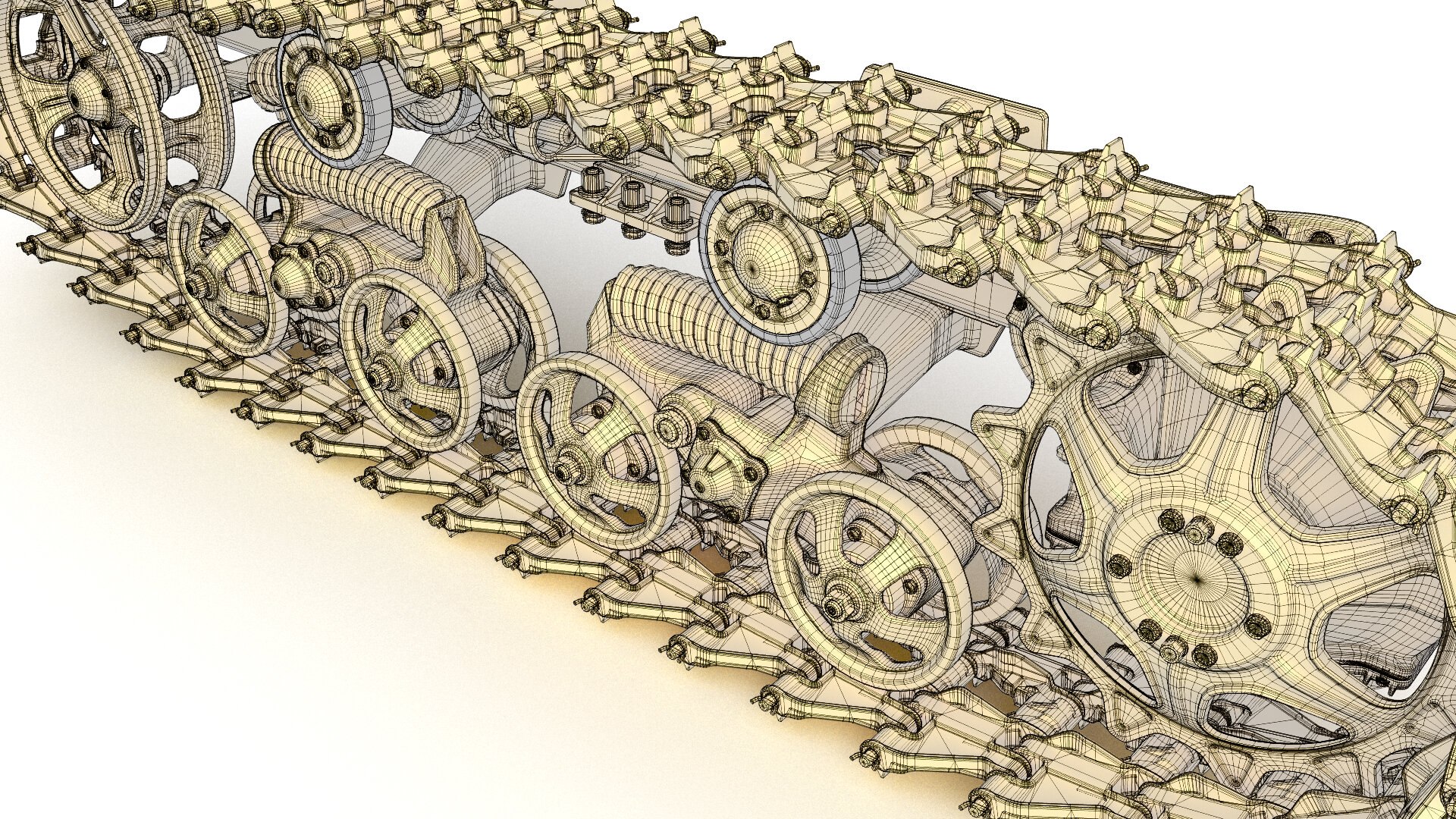 3D Track Bulldozer Excavator - TurboSquid 1587091