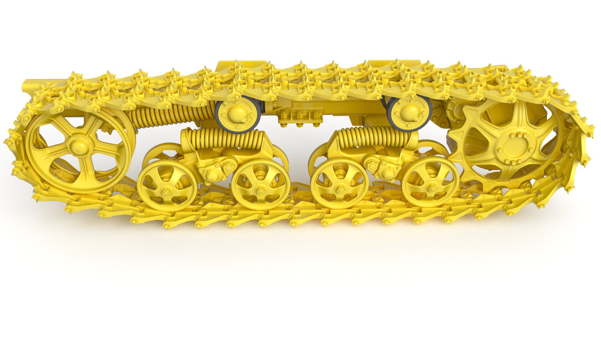 3D Track Bulldozer Excavator - TurboSquid 1587091