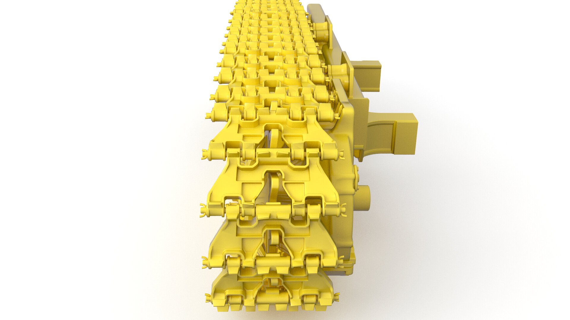3D Track Bulldozer Excavator - TurboSquid 1587091