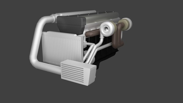 3D 2jz inspired i-6 - TurboSquid 1915551