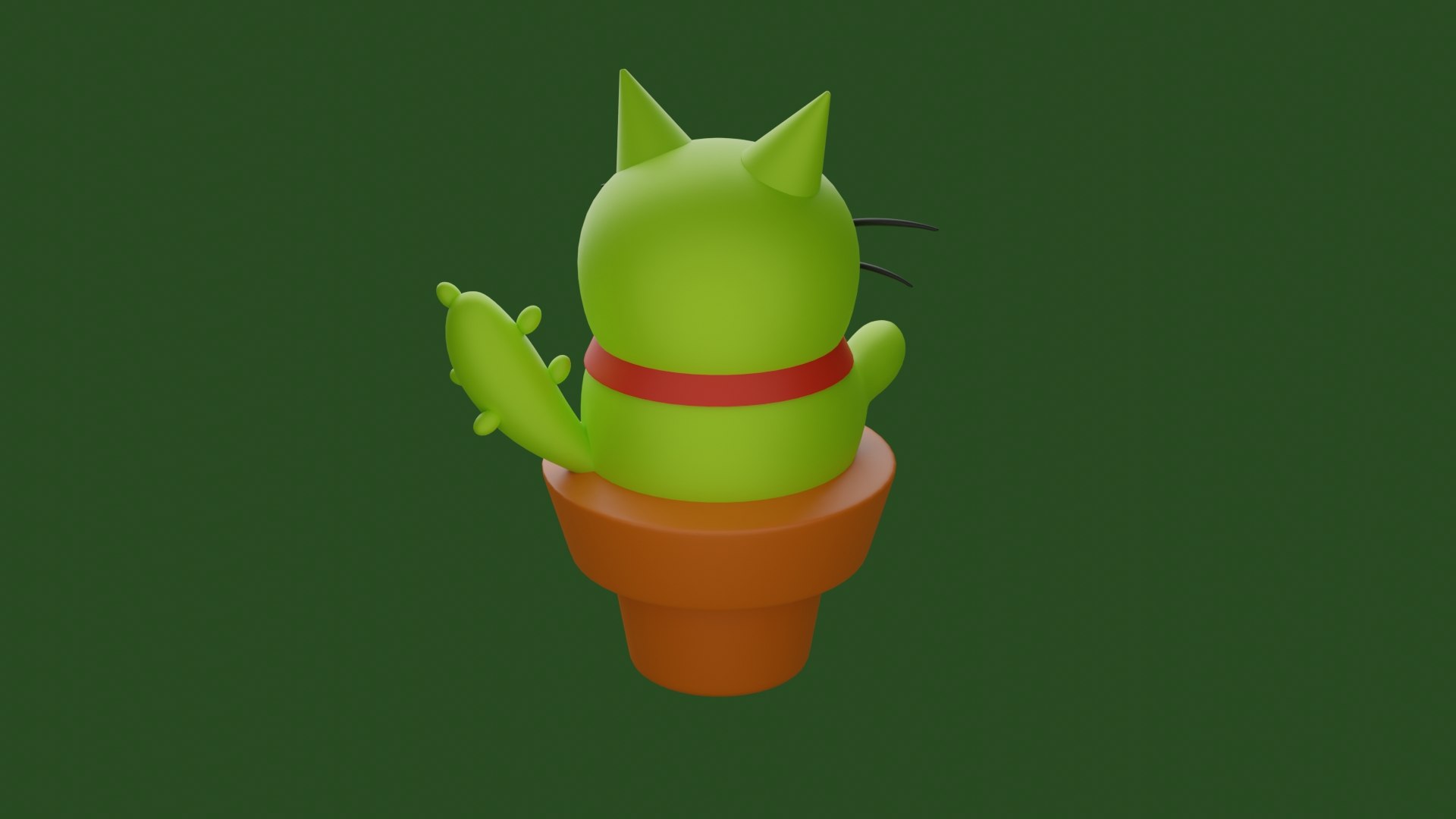 Plant Cactus Character 3D Model - TurboSquid 2007819