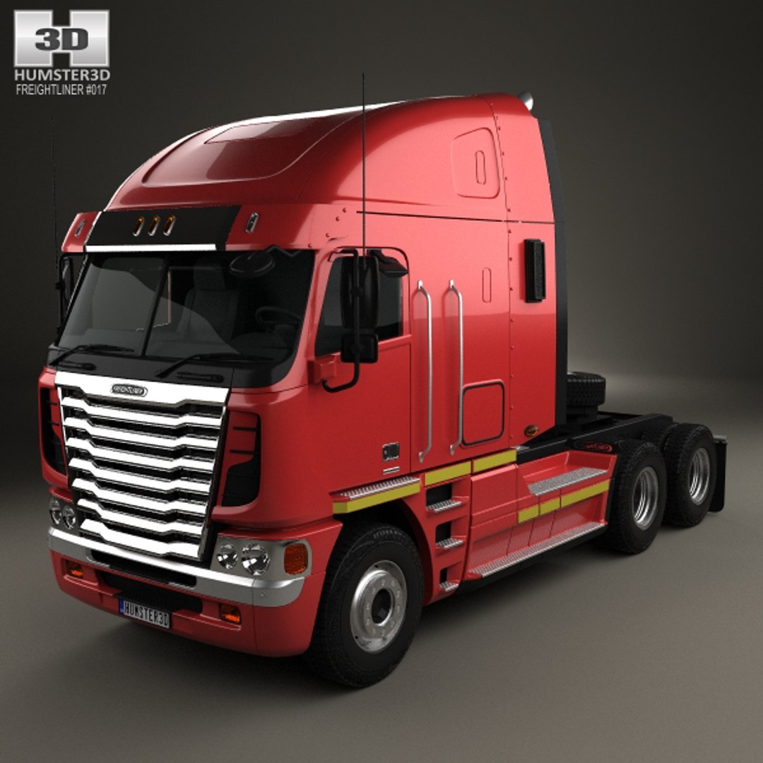 modelo 3d Camión Tractor Freightliner Argosy 2011 - TurboSquid 1279618