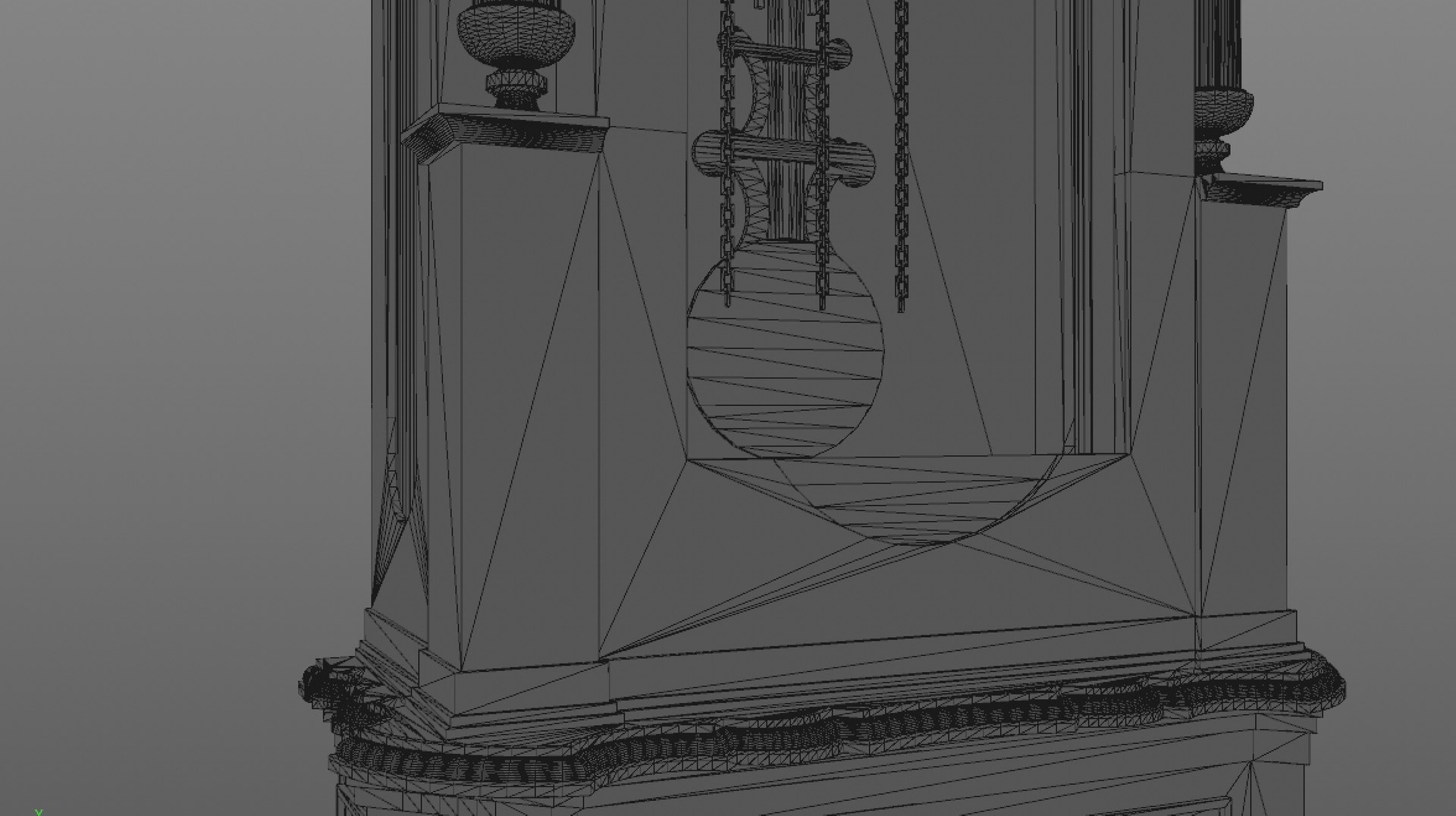 Antique Grandfather Clock 3d Model Turbosquid 2184260