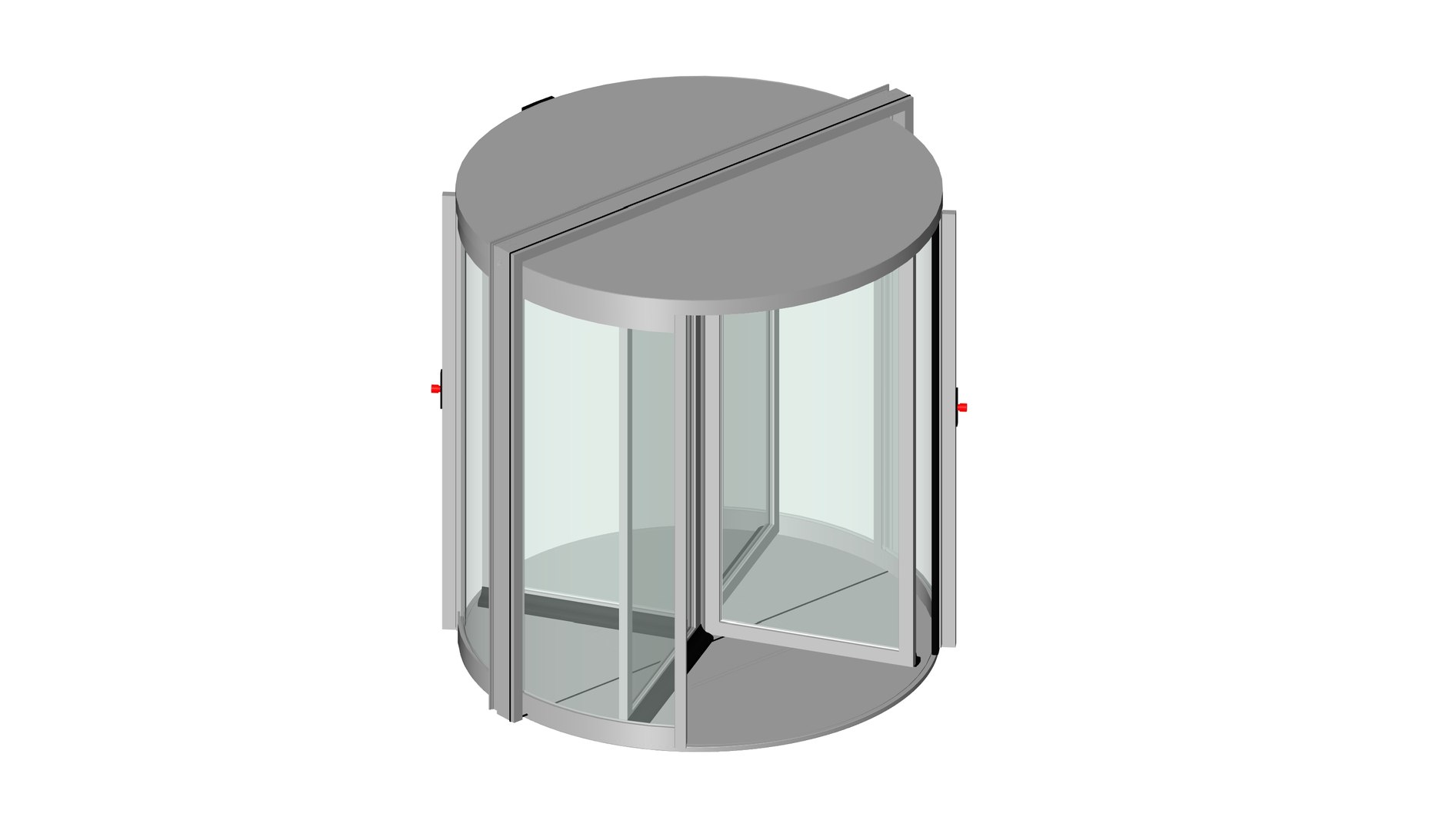 3D Revolving Door Family Revit - TurboSquid 2259222