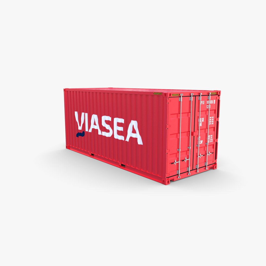 20ft Shipping Container Viasea 3D - TurboSquid 1835873